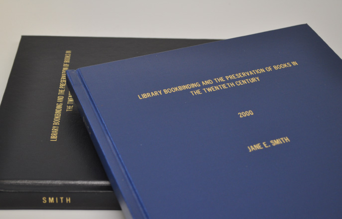 Thesis Printing and Binding Services - Wert Bookbinding